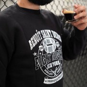 Sweat col rond LA FAYETTE FIGHT CLUB noir | Site officiel de Benoît ...
